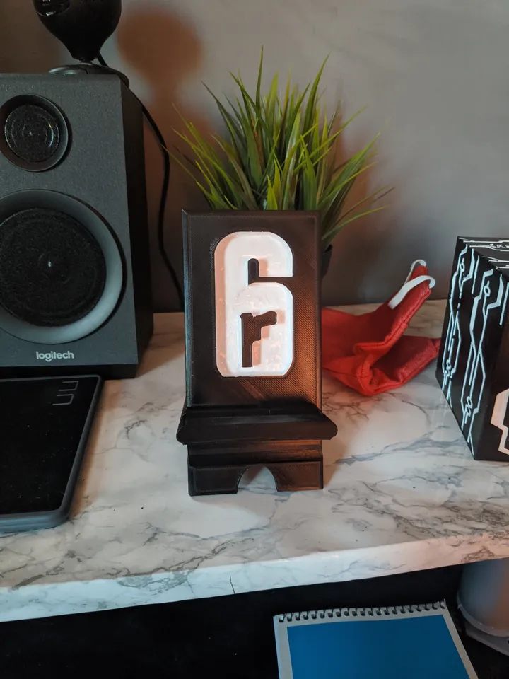R6S phone stand by J4 Lee | Download free STL model | Printables.com