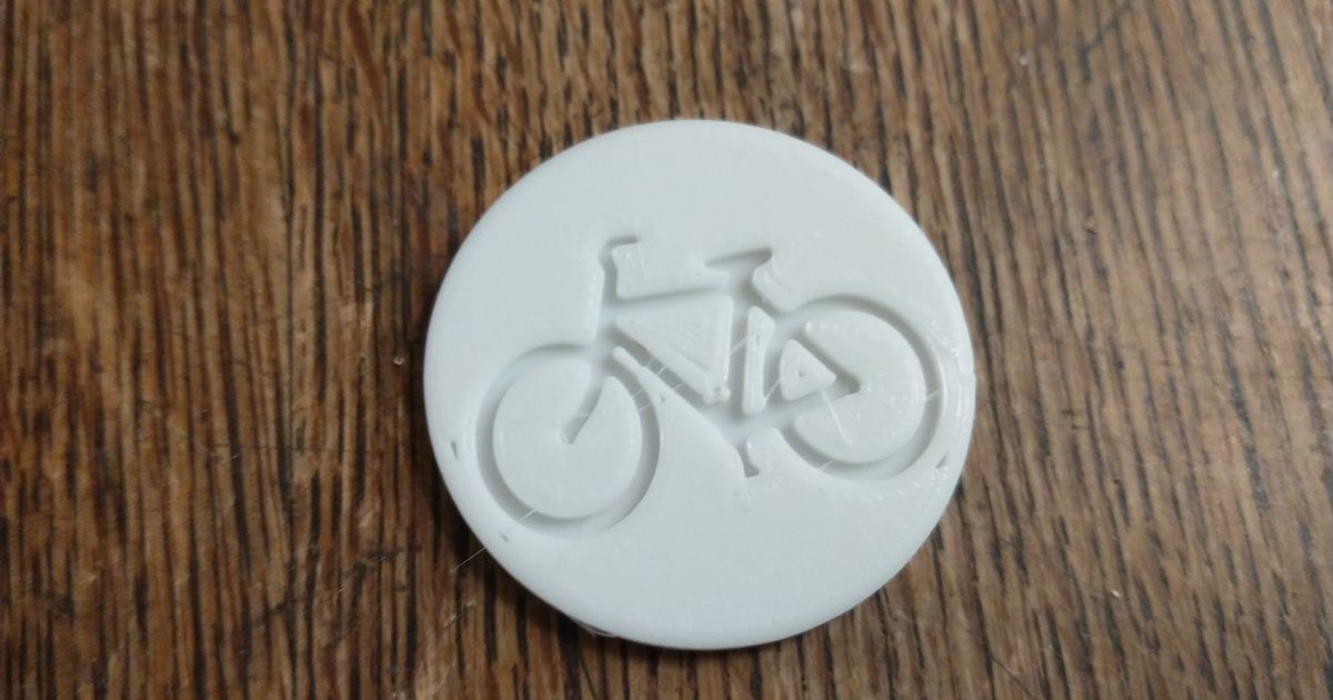 Bicycle Coin by Books | Download free STL model | Printables.com