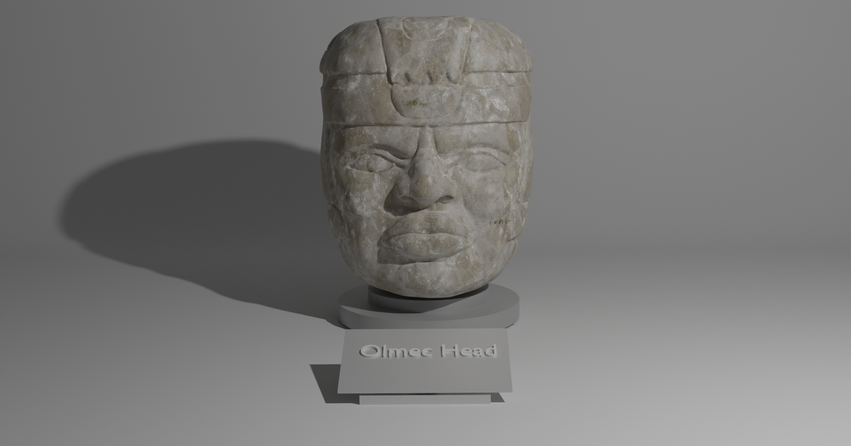 Olmec Head by Books | Download free STL model | Printables.com