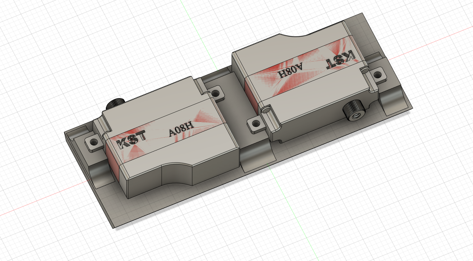 Servomount KST A08H by Kevin Chagneau | Download free STL model | Printables.com
