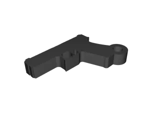 Gun keychain by 3D Tiskovec | Download free STL model | Printables.com