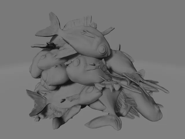 Fish Pile by H Boone | Download free STL model | Printables.com