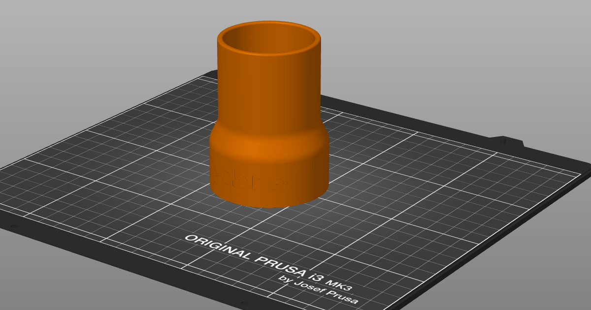 Shopvac to Dust Cyclone Adaptor by JoeBranch | Download free STL model ...