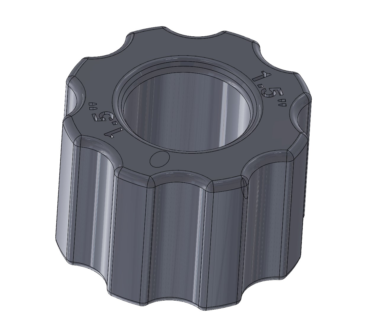 CNC Lathe Bar Stock Bushing (3" Draw Tube) by WildBill | Download free ...