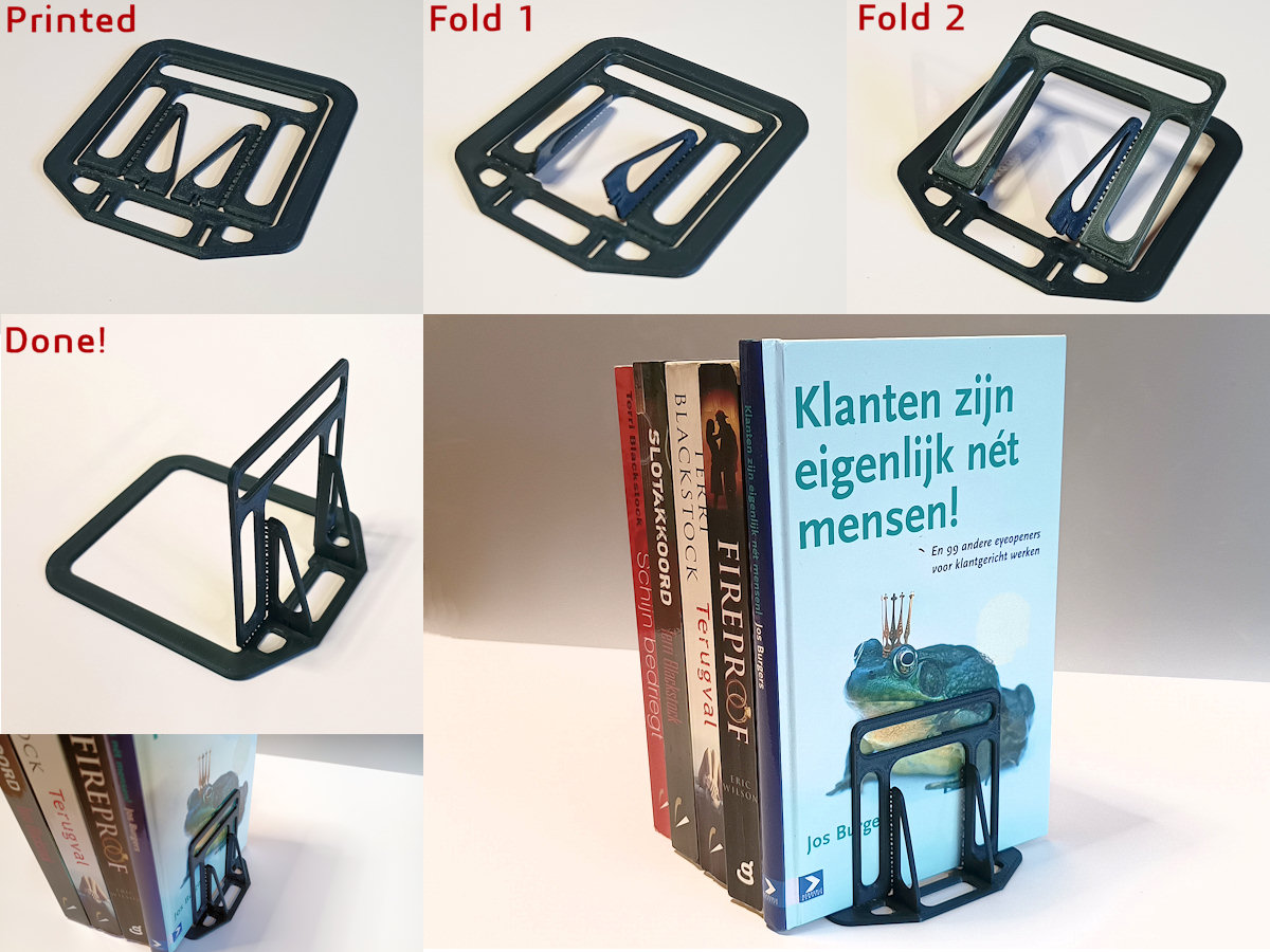 Portable Bookend by Wim V | Download free STL model | Printables.com