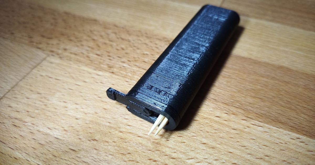 Travel toothpick box by Petr Bravenec | Download free STL model ...