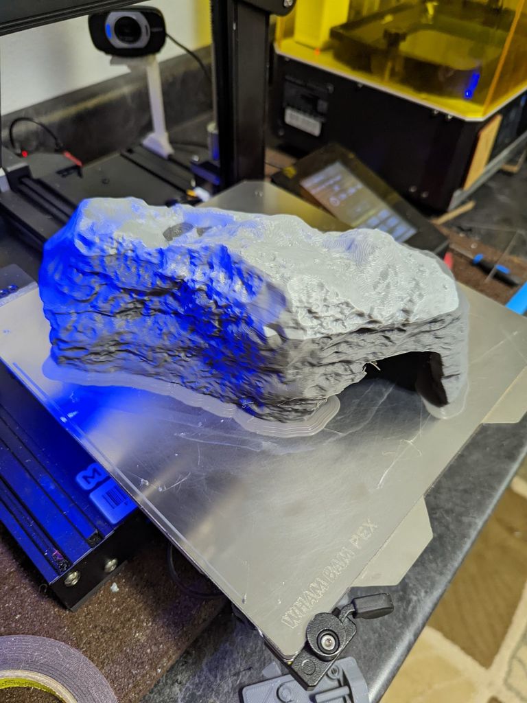 Rock Cave for Reptiles by brandorf | Download free STL model ...