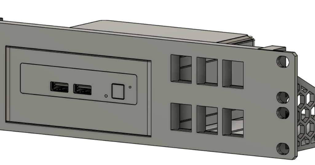 8th Gen Intel NUC - 10 Inch Rackmount von Flow | Kostenloses STL-Modell ...