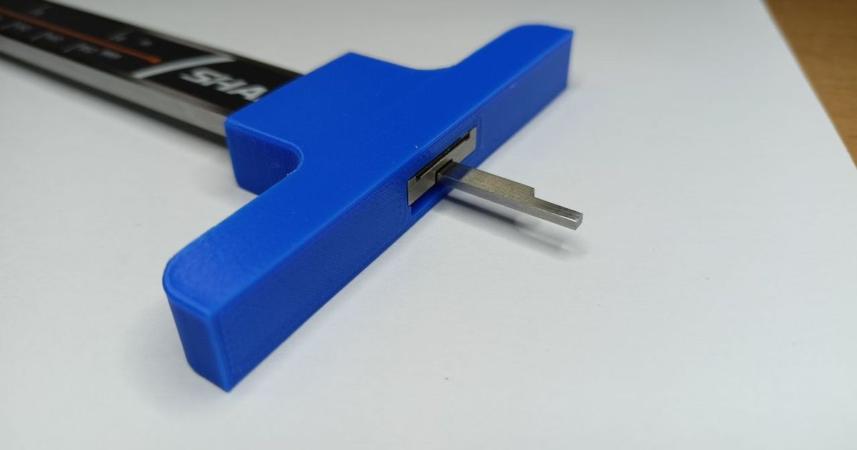 Caliper depth measuring foot for Shahe digital caliper by alexan_e ...