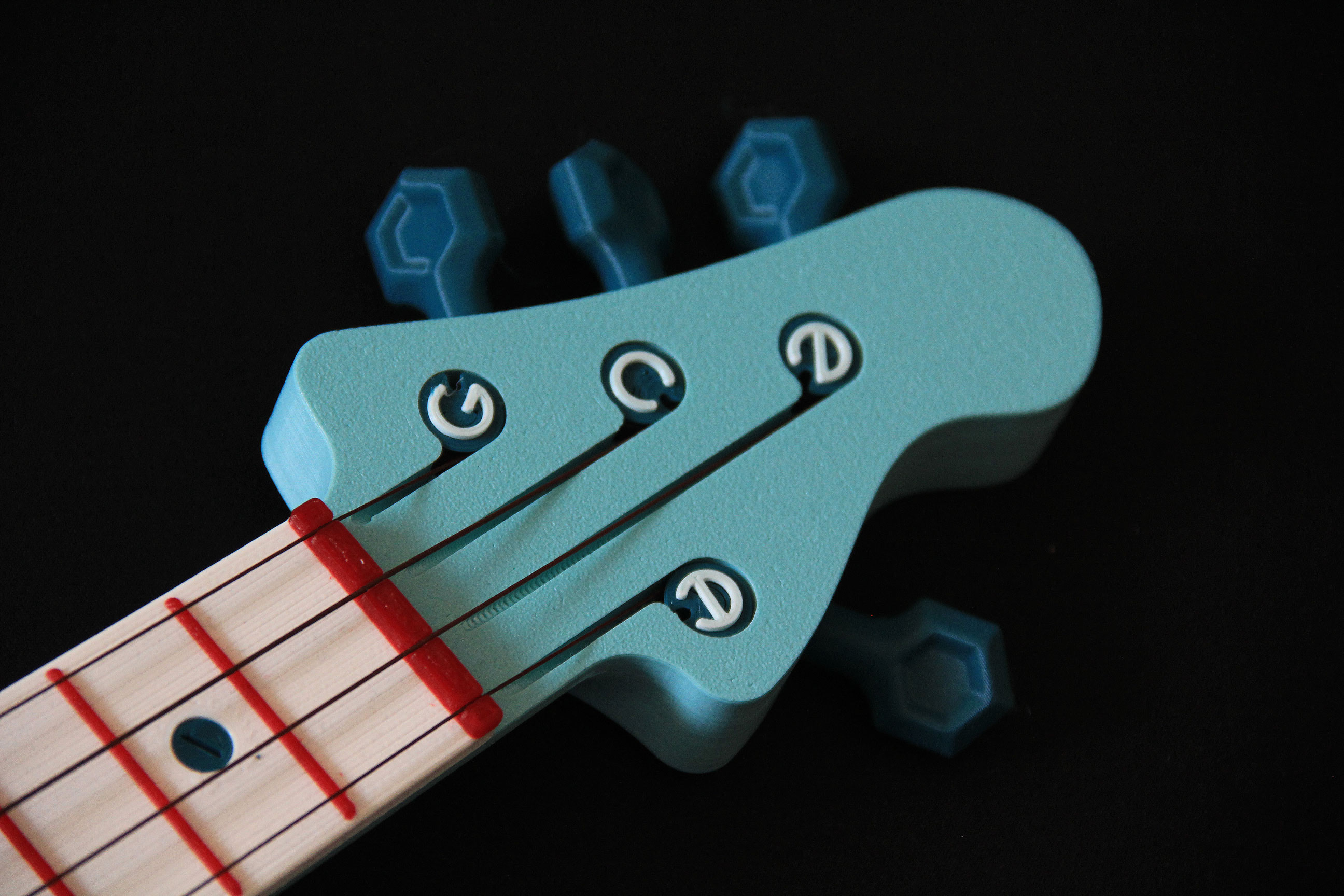 Hex ukulele by Tomek | Download free STL model | Printables.com