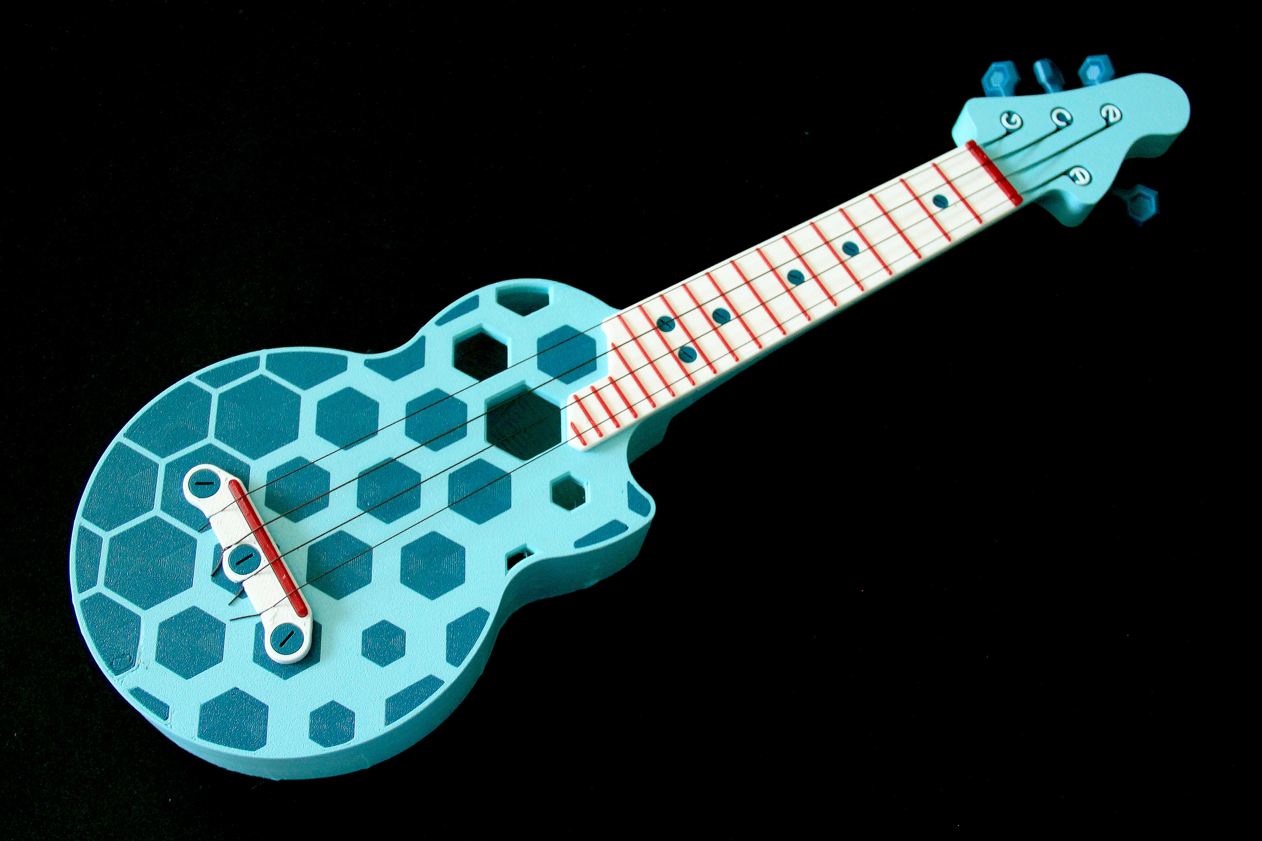 Hex ukulele by Tomek | Download free STL model | Printables.com