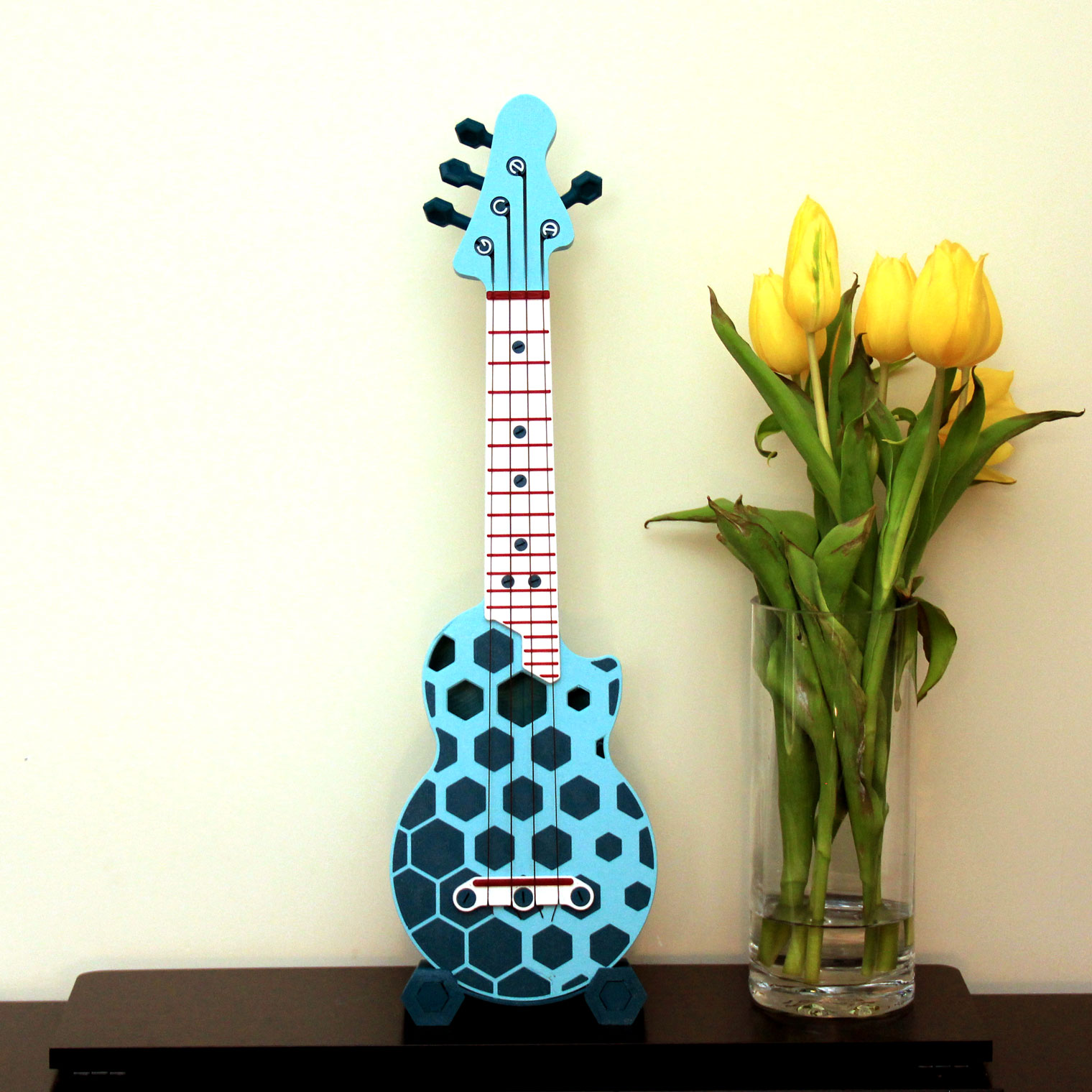 Hex ukulele by Tomek | Download free STL model | Printables.com