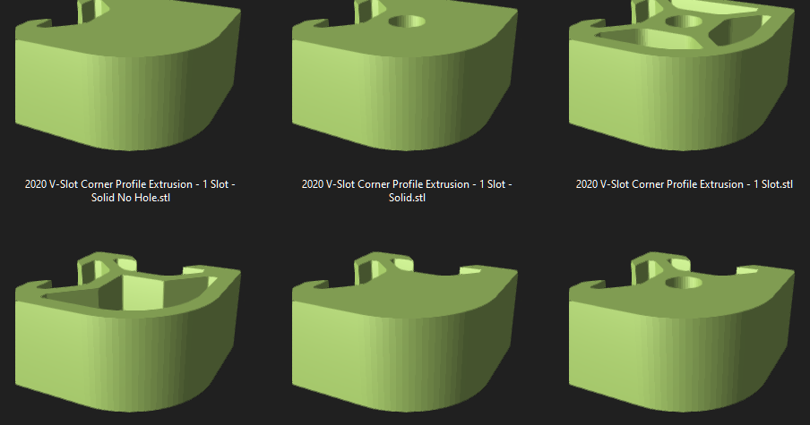 2020 V-Slot Corner Profile Set by Jer | Download free STL model ...
