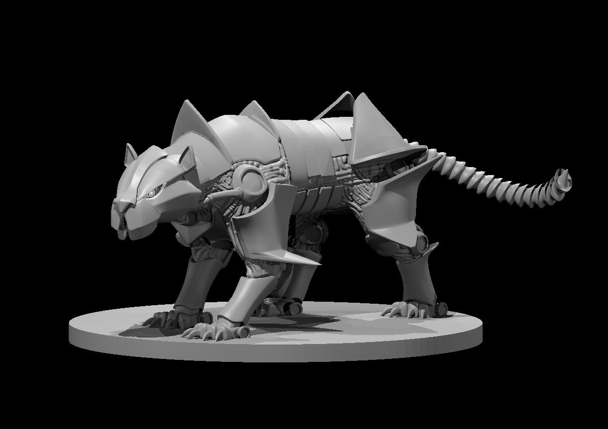 Clockwork Tiger by MZ4250 | Download free STL model | Printables.com
