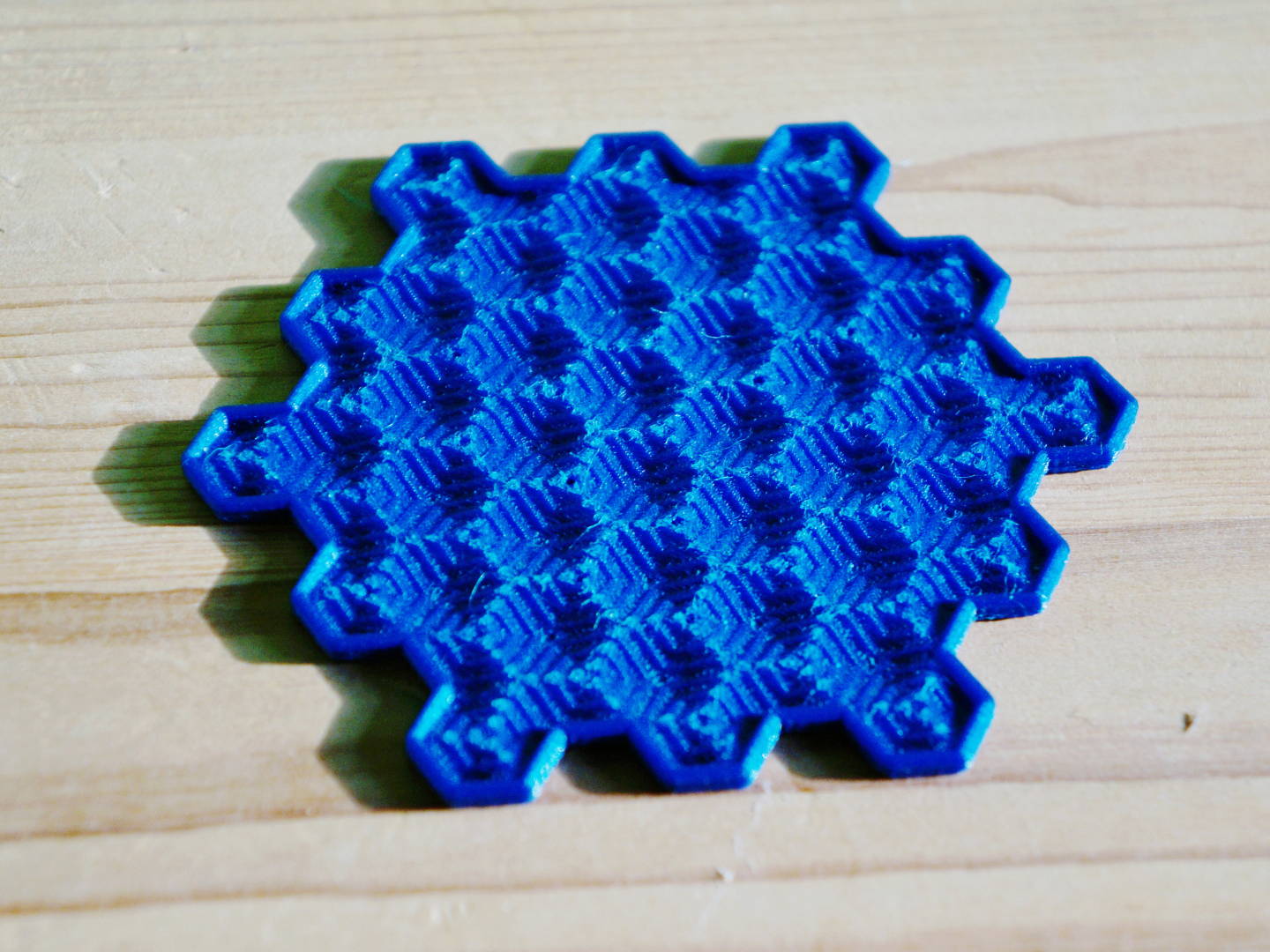 Hex Cube Pattern Coaster by Jack | Download free STL model | Printables.com
