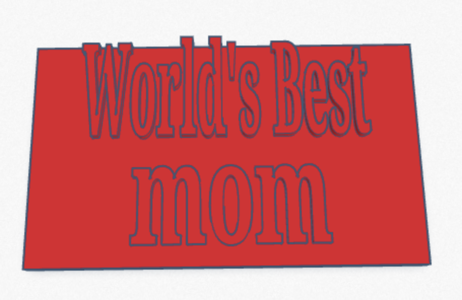best mom sign by Yosef Chaim Shetrit | Download free STL model ...