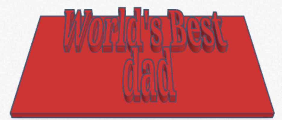 worlds best dad sign by Yosef Chaim Shetrit | Download free STL model ...