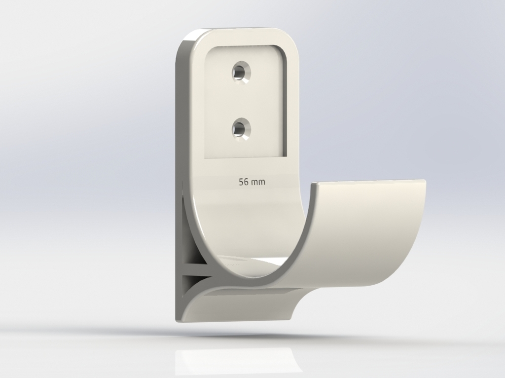 Skateboard 56mm wheel Wall mount by Skyraf | Download free STL model ...