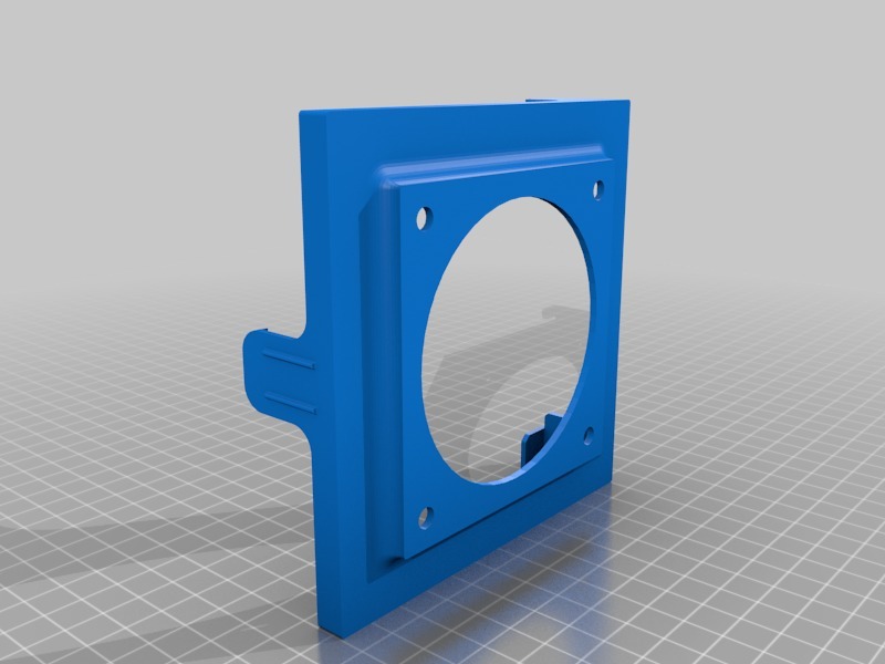 Hepa filter holder for 80mm fan 3D Printer by Skyraf | Download free ...