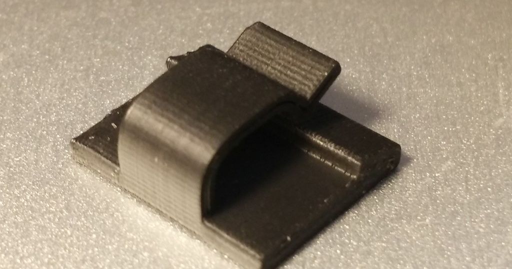 Cable Clip for 3D Printer by Skyraf | Download free STL model ...
