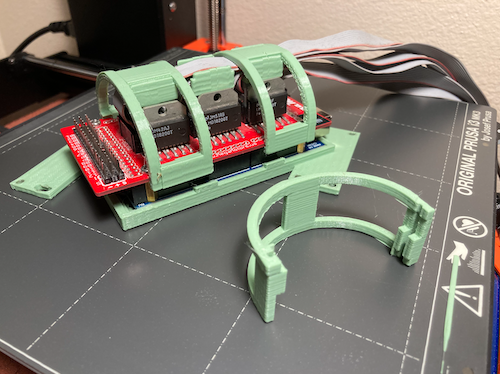 Rhino Robots Arduino Megamotor6 Mount by petermcd1010 | Download free ...