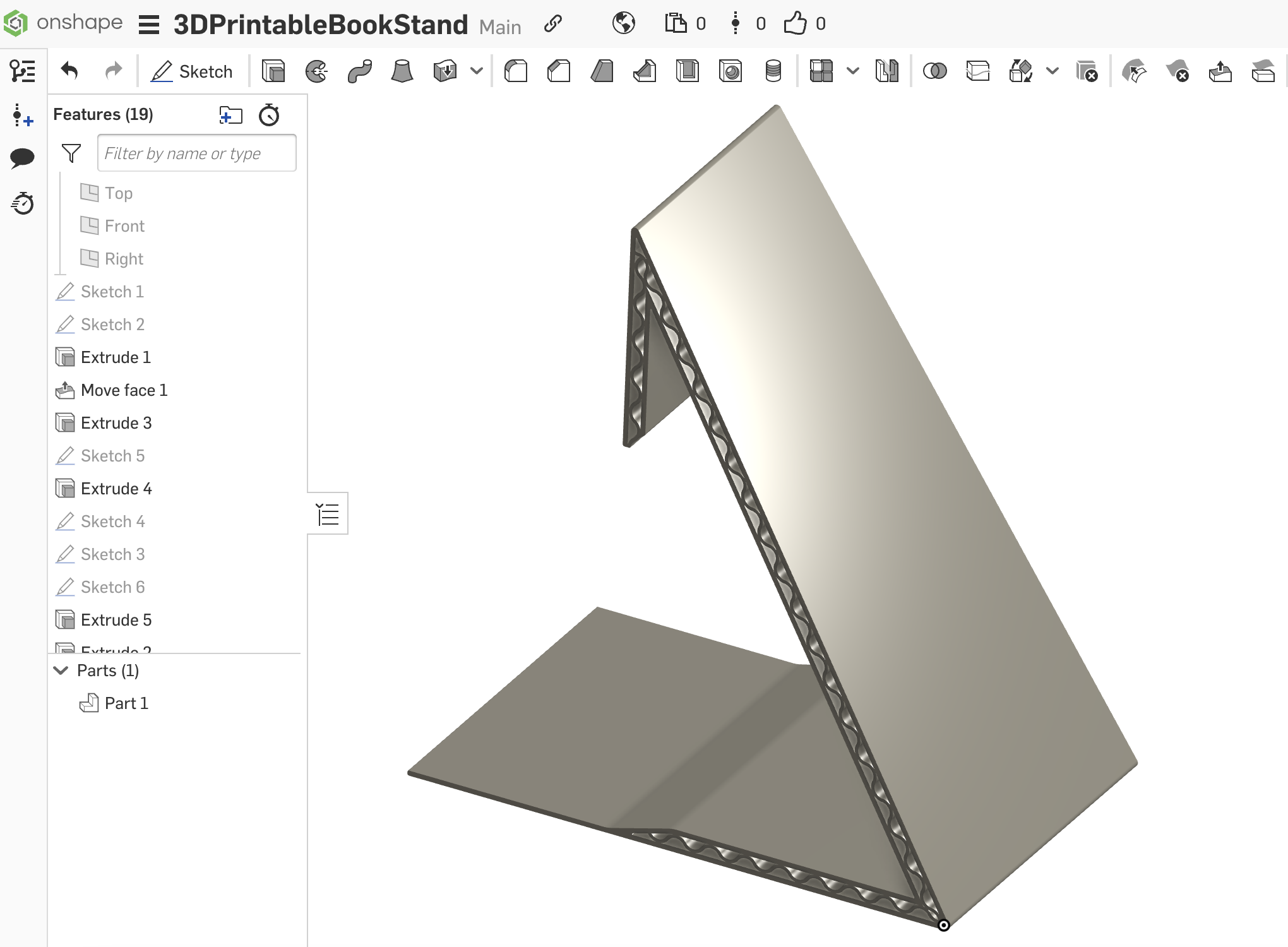 Simple and Effective Bookend by cdrehfal | Download free STL model ...