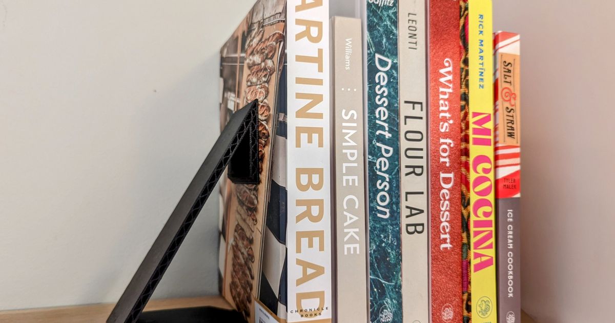 Simple and Effective Bookend by cdrehfal | Download free STL model ...