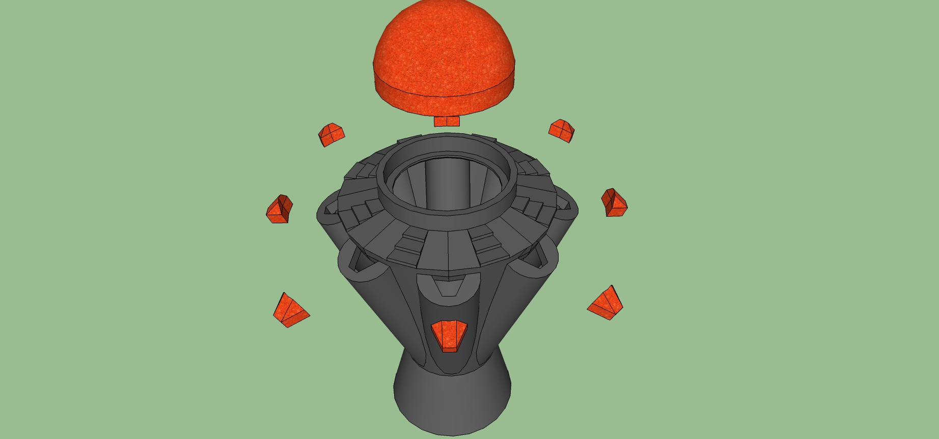 Heliopolis Library Pedestal - Prop (Stargate SG1) by JDM755 | Download ...