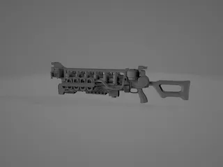 Gauss rifle from Fallout 4 by #1Primate | Download free STL model ...
