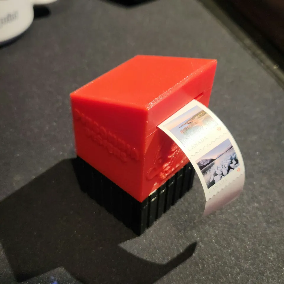 Canada Post Mailbox-Style Stamp Holder by Bash Creates | Download free ...