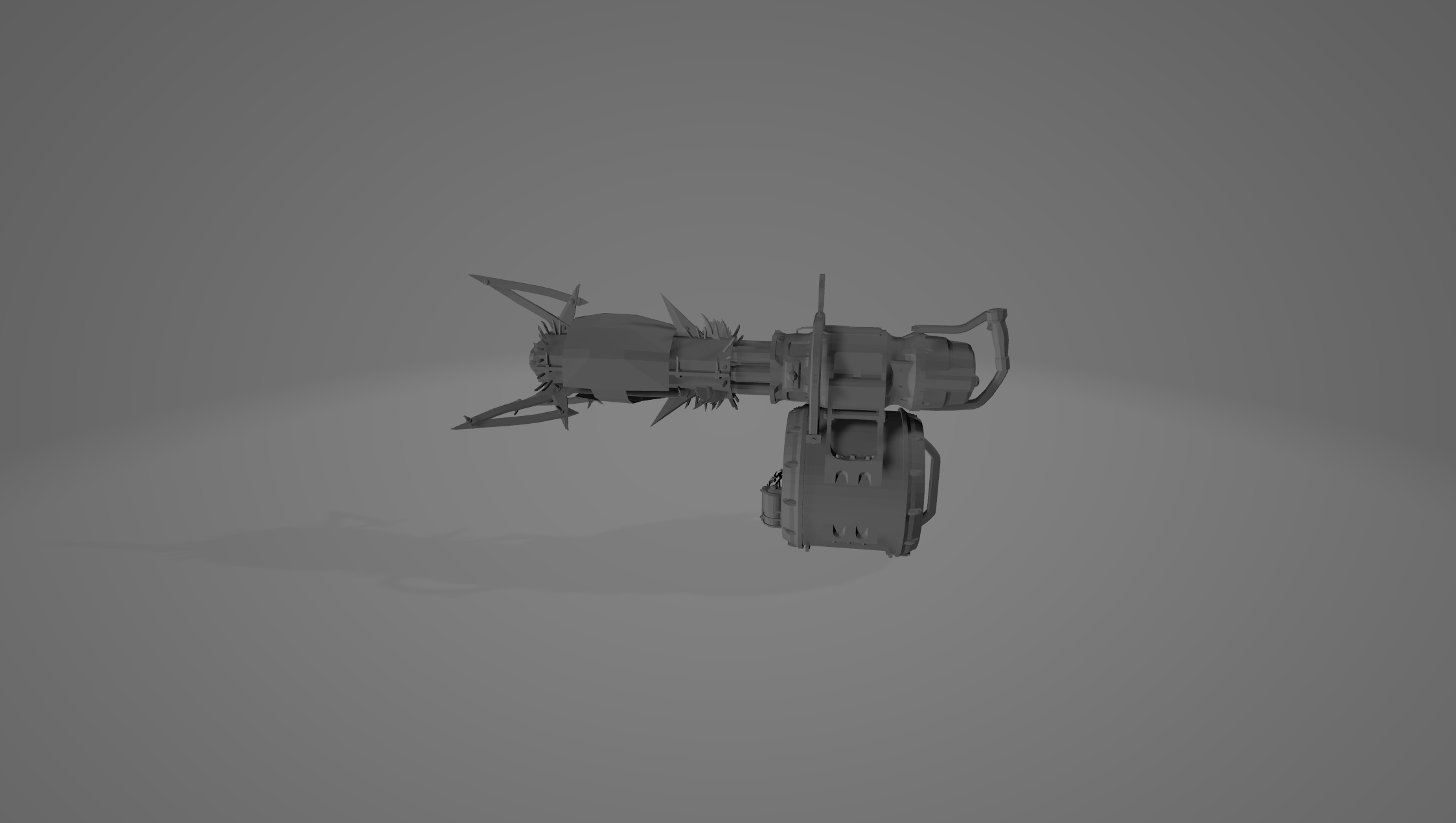 Shredding minigun from Fallout 4 by #1Primate | Download free STL model ...