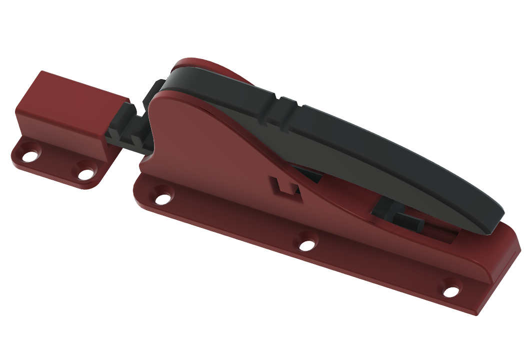 Latching Door Handle by TotallyRidiculous | Download free STL model ...