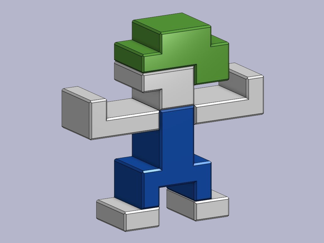 Lemmings Blocker by Ken Mills | Download free STL model | Printables.com