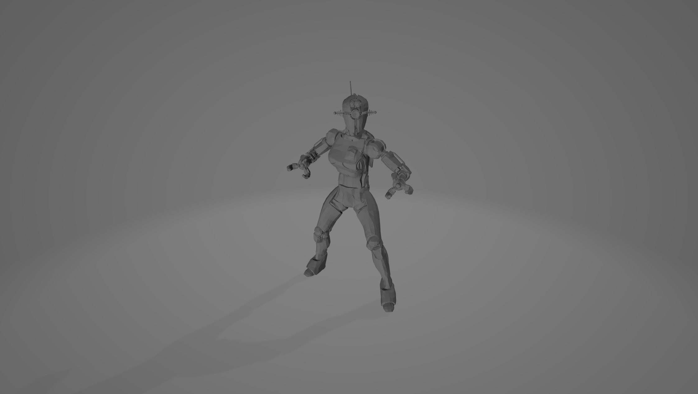 Assaultron from Fallout 4 (loading screen pose) por #1Primate ...