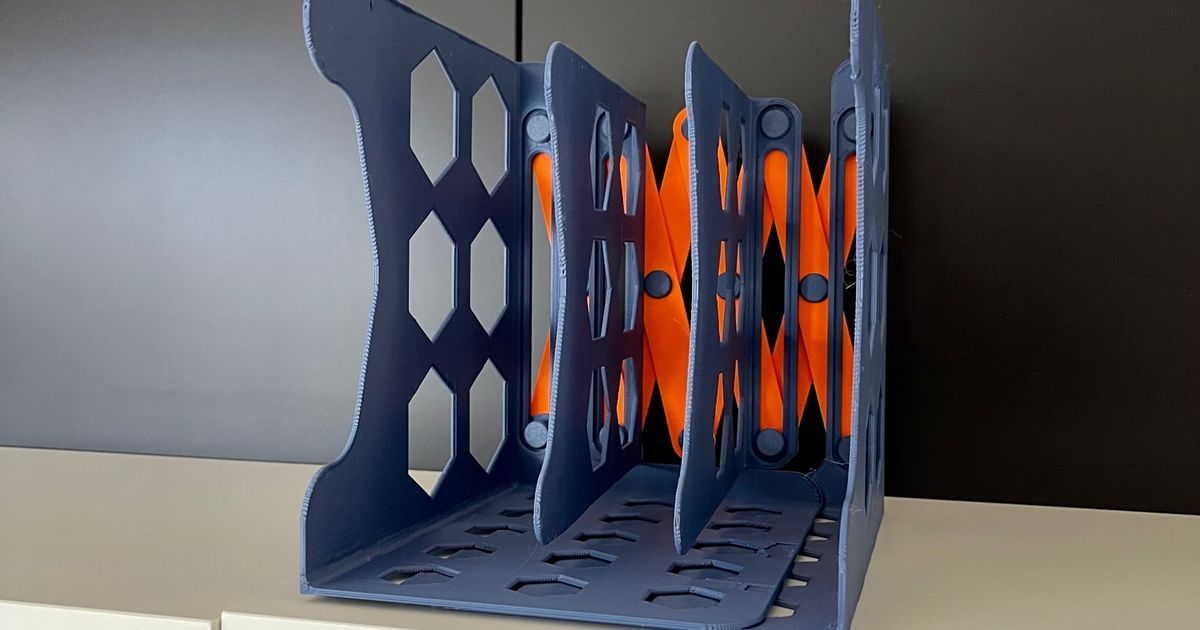 Extendable book stand by vmLOGIC | Download free STL model | Printables.com