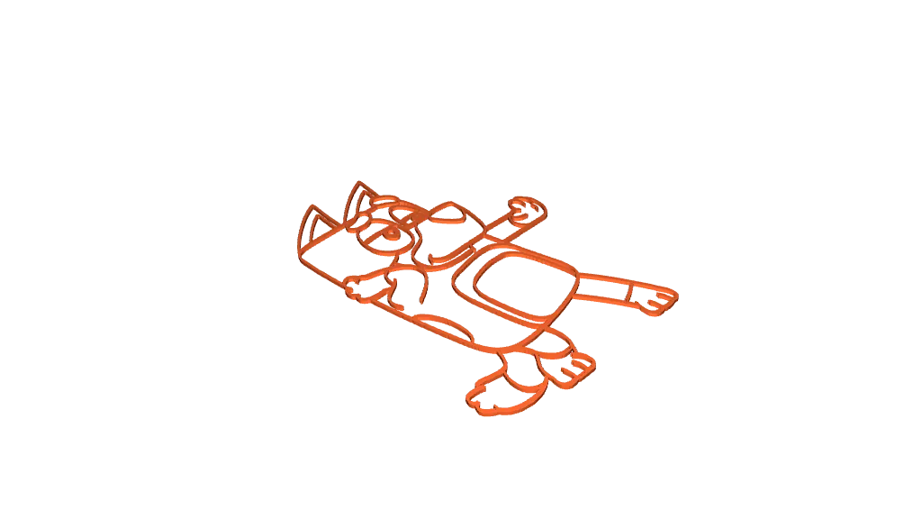 BANDIT - DANCING - BLUEY - WALL ART by Ogama Industries | Download free ...