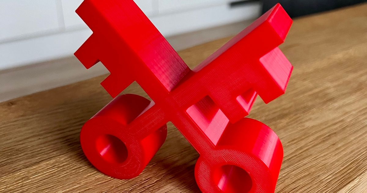 Leiden keys logo by mathijsb | Download free STL model | Printables.com