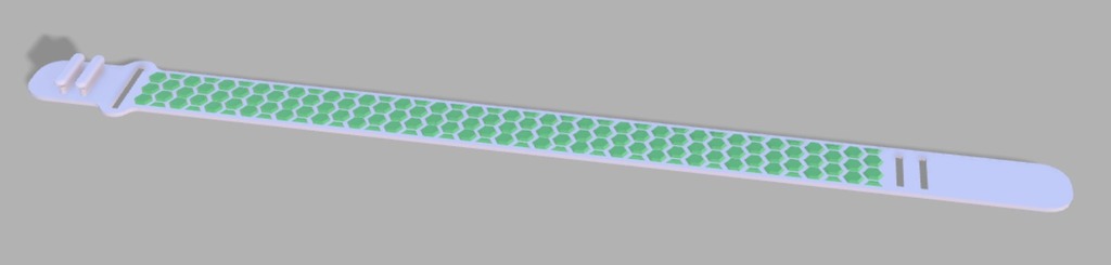 Bracelet with polygon stubs - Ninjaflex by Joey_3D | Download free STL ...