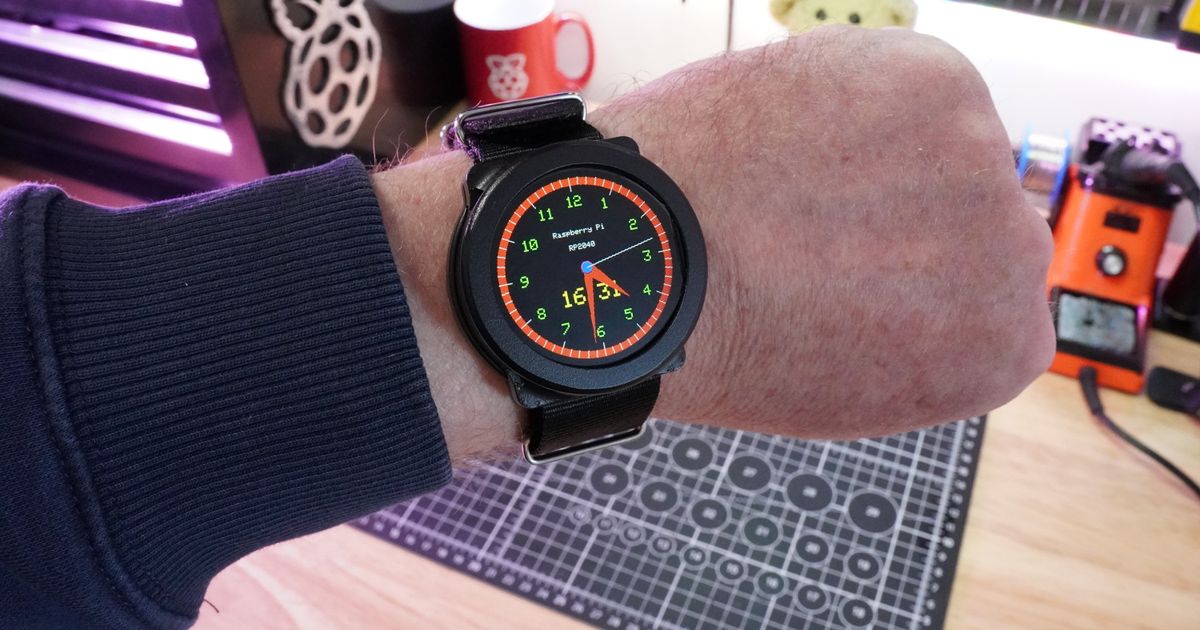 Case for Raspberry Pi RP2040 1.28-inch TFT display watch board by ...