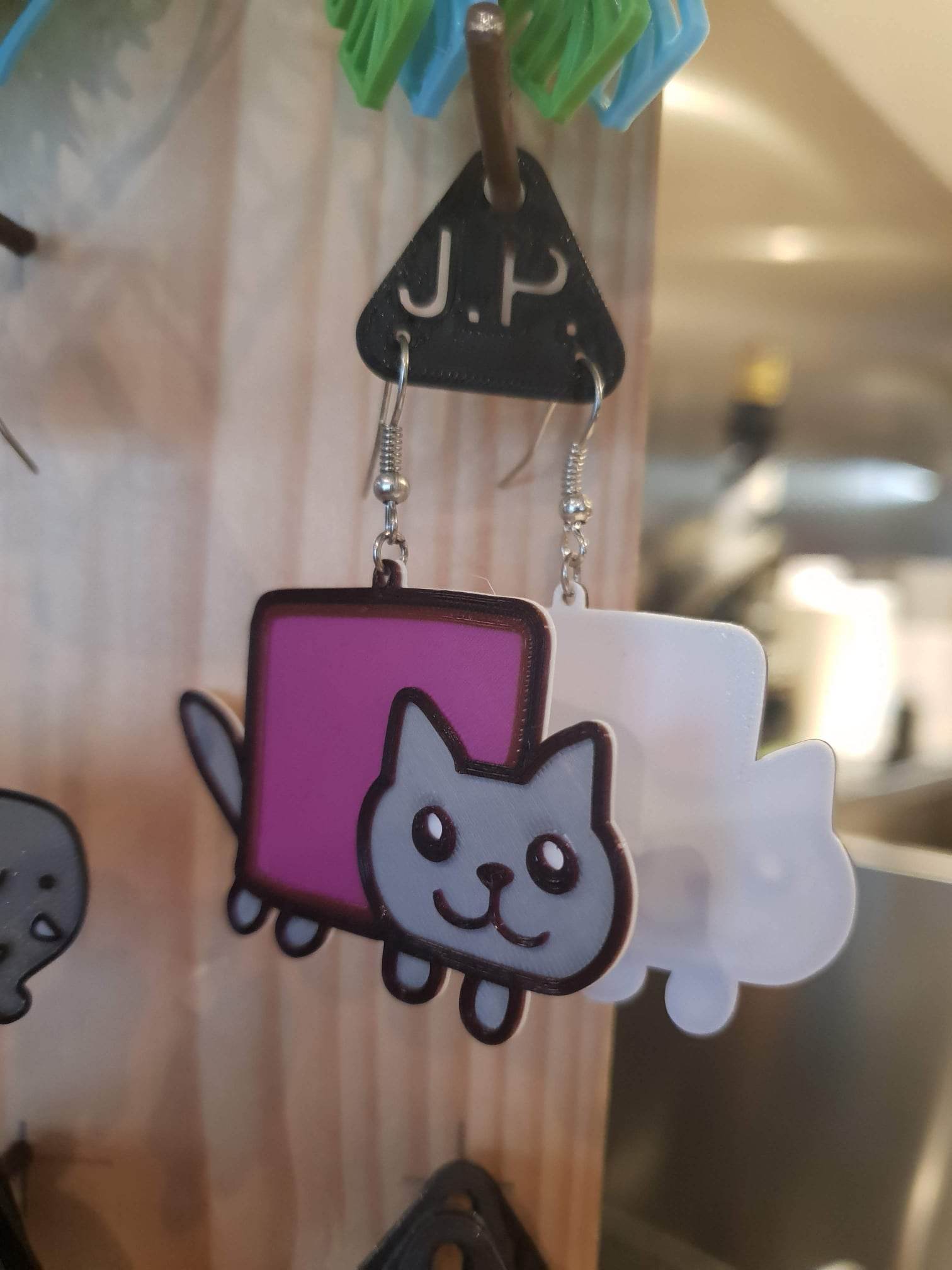 Nyan cat Earring by Joey_3D | Download free STL model | Printables.com