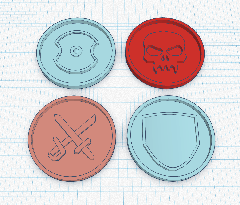 War of the Ring: The Card Game tokens by André | Download free STL ...