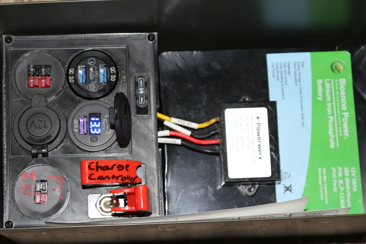 Solar Battery Box by KT9Q | Download free STL model | Printables.com