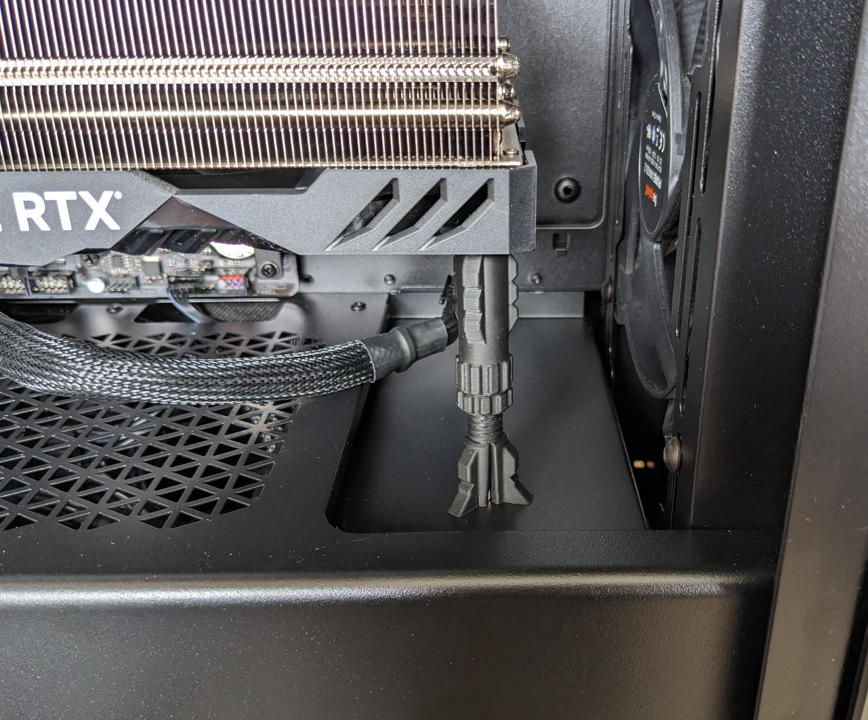 gpu support bracket (smaller version) by Phil Asdf | Download free STL ...