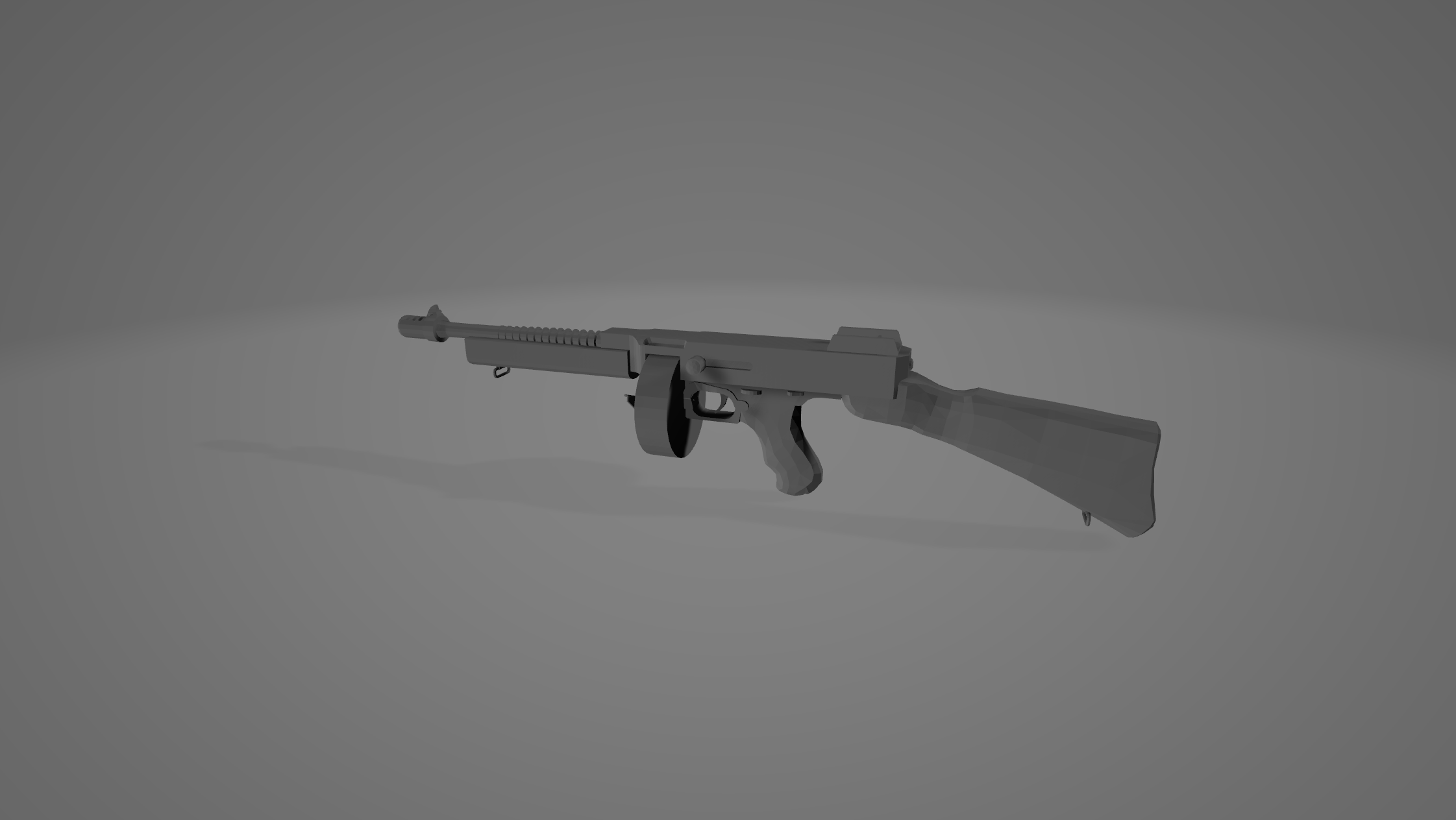 Submachine Gun From Fallout 4 By 1primate Download Free Stl Model