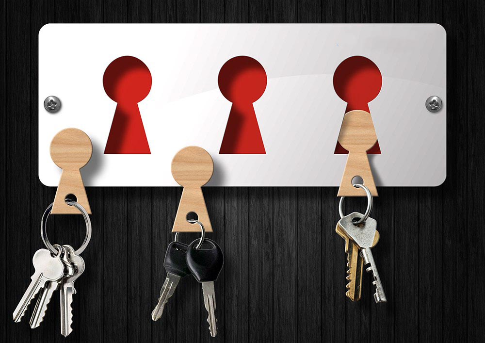 home keychain by Gnappo | Download free STL model | Printables.com