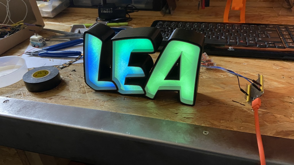 LED lamp - LEA by marcel293 | Download free STL model | Printables.com