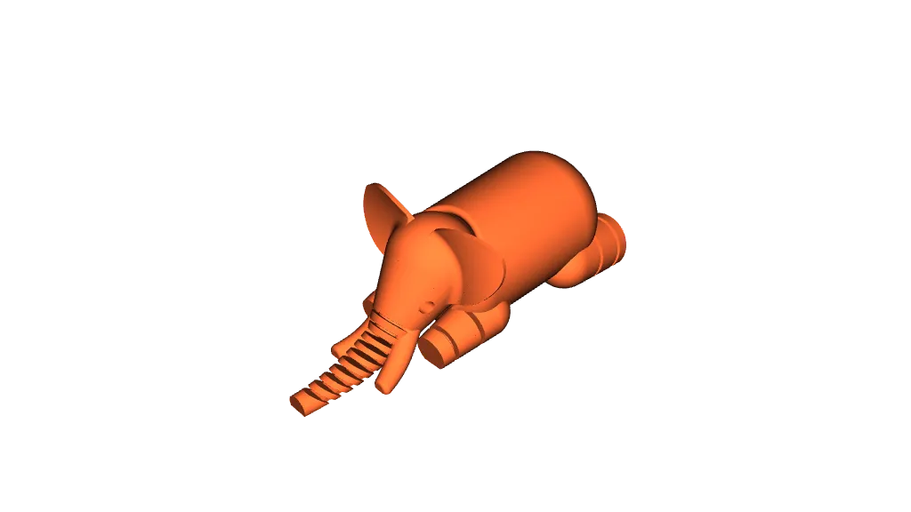 elephant that can flop by George Gouge | Download free STL model ...