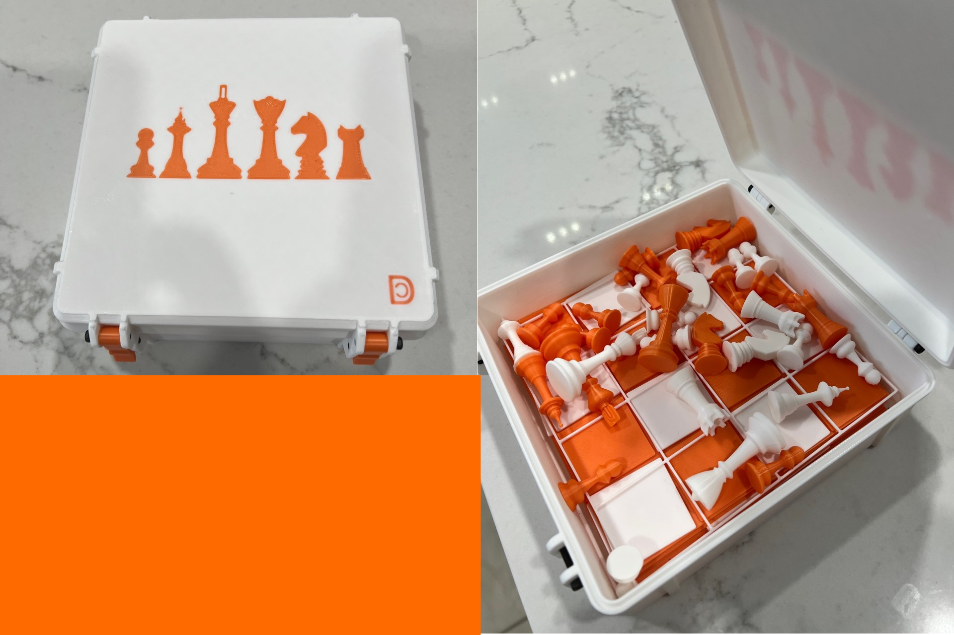 Chess set with carrying case by Klagar | Download free STL model ...