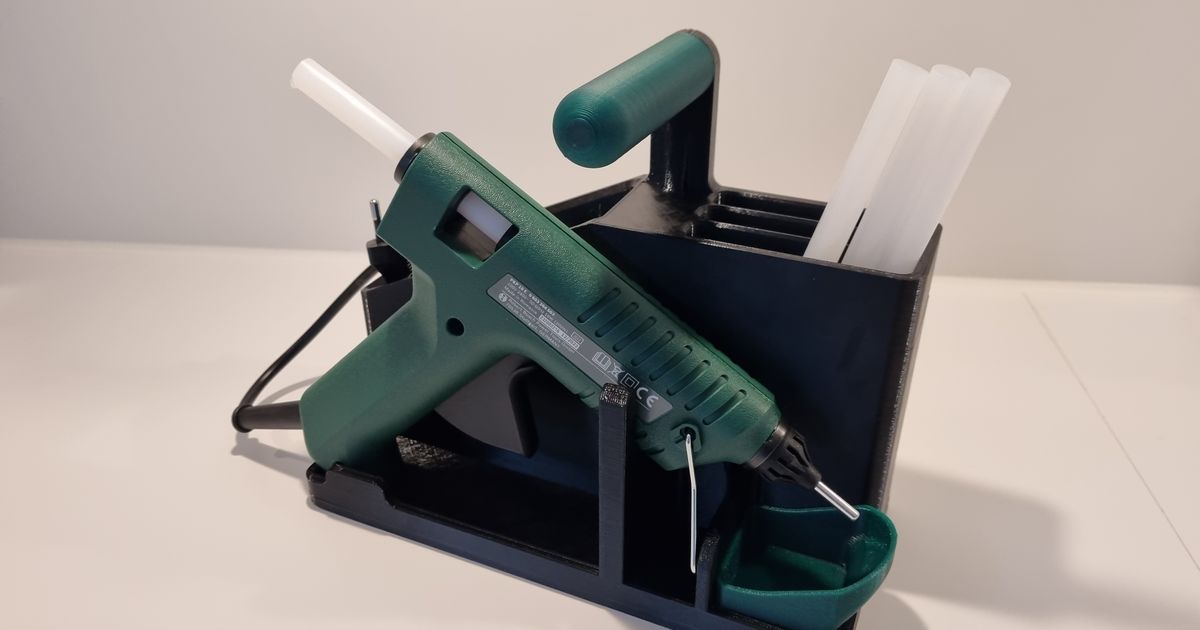 Hot Glue Gun Stand by JEP | Download free STL model | Printables.com