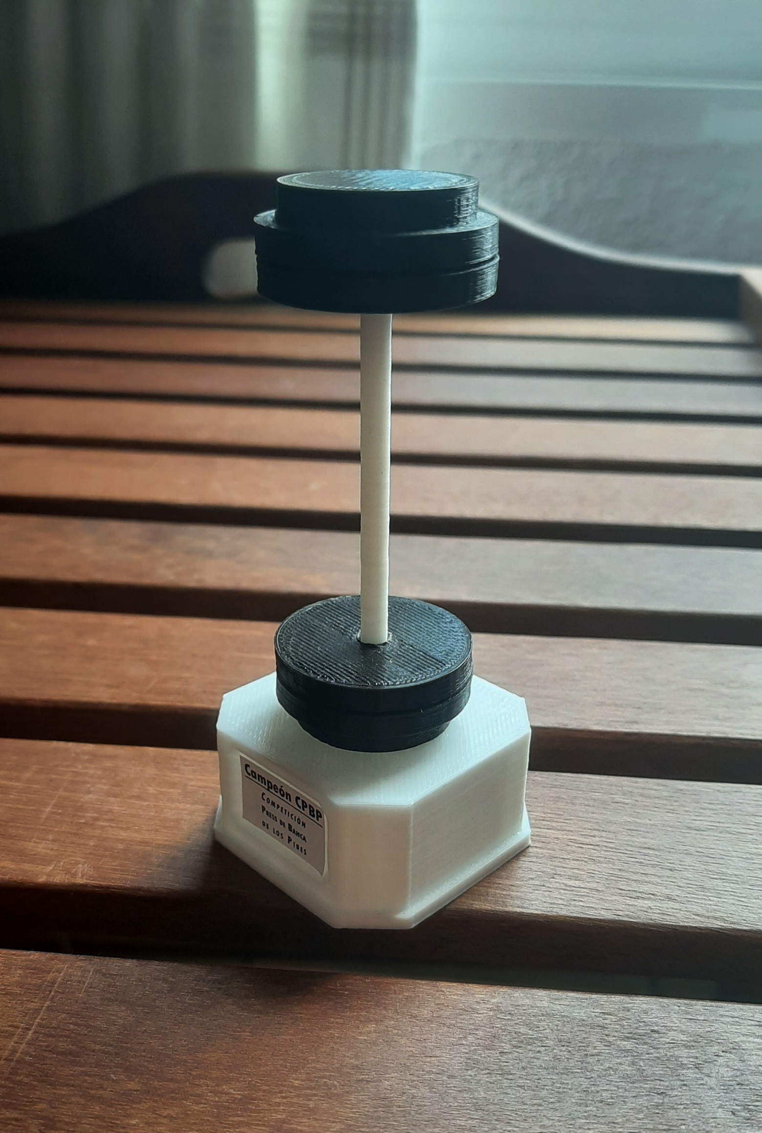 Weightlifting Barbell Trophy by Dani30 | Download free STL model ...